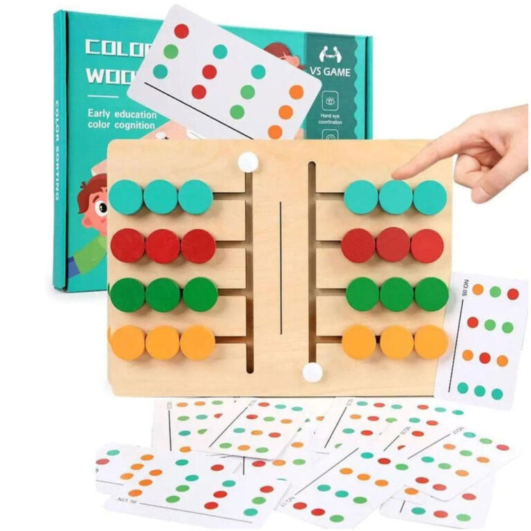 Wooden Color Sorting Toy for Kids - The Toys India